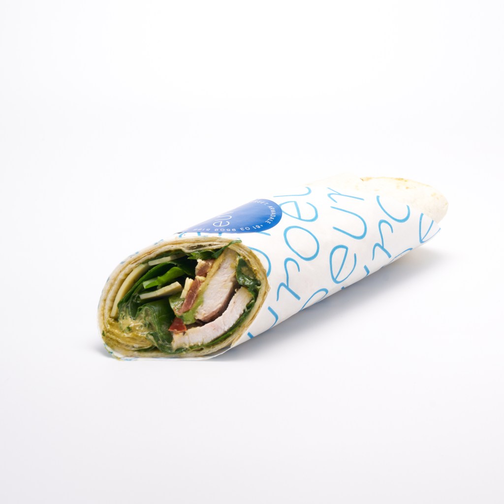 Chicken & Pesto Wrap - Euro Patisserie Armadale